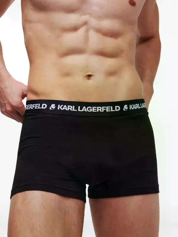 Karl Lagerfeld Logo-waistband Boxer Short Set Of Three