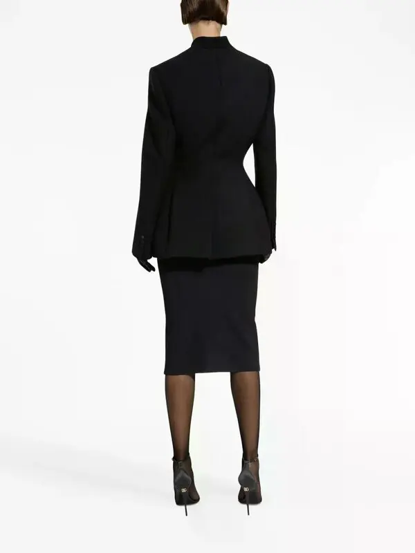 Dolce & Gabbana High-waist Pencil Skirt With Front Slit