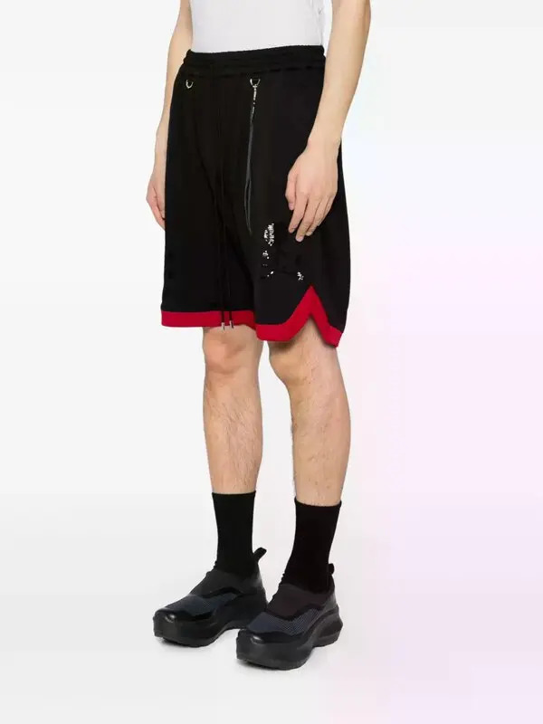 MASTERMIND WORLD Sequined Logo Basketball Shorts