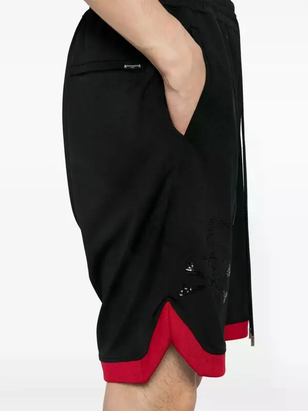 MASTERMIND WORLD Sequined Logo Basketball Shorts