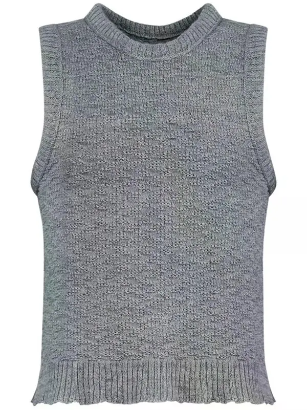 MAISON MARGIELA Screw-neck Knitted Tank Top