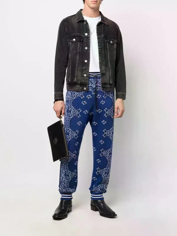 Amiri Bandana-print Track Trousers - Blue