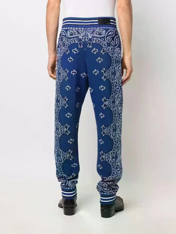 Amiri Bandana-print Track Trousers - Blue