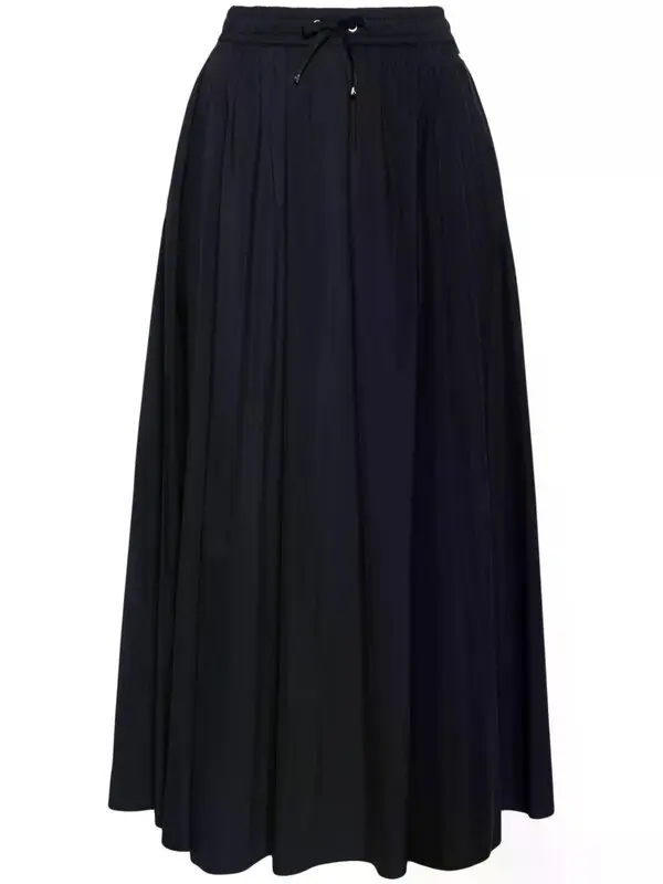Herno Drawstring Fastening Midi Skirt - Blue