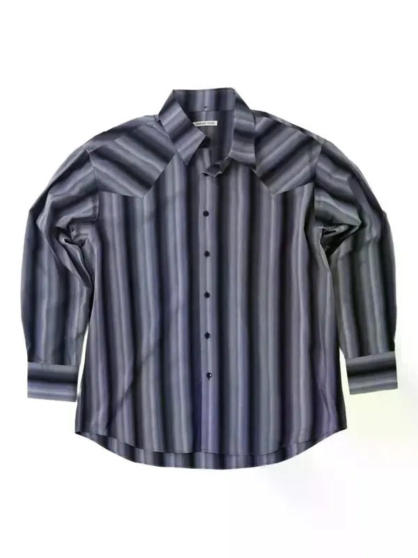 CARTER YOUNG Western Business Shirt - Blue