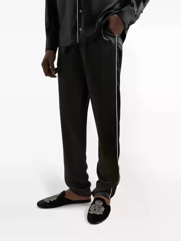 Dolce & Gabbana Embroidered Pajama Pants