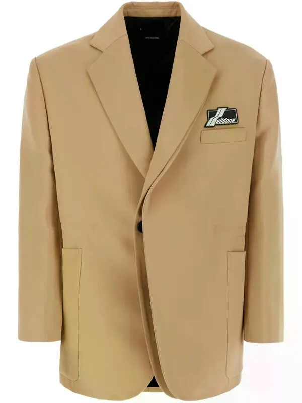 We11Done Logo-patch Blazer