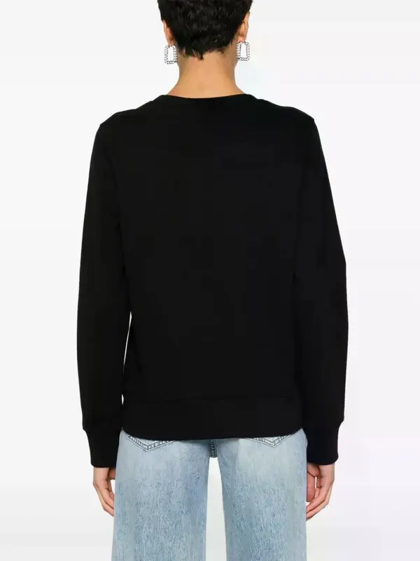 Versace Embellished Cotton Sweatshirt