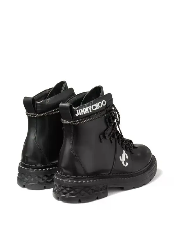 JIMMY CHOO Marlow Monogram Hiking Boots
