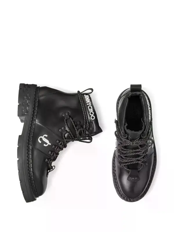 JIMMY CHOO Marlow Monogram Hiking Boots