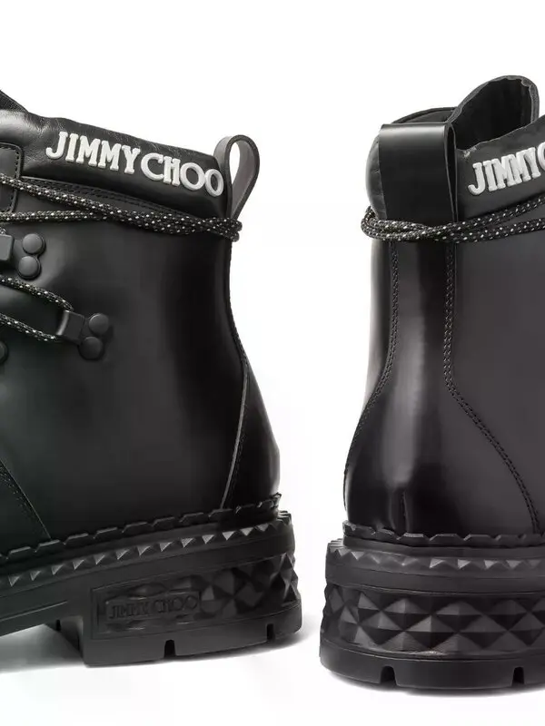 JIMMY CHOO Marlow Monogram Hiking Boots