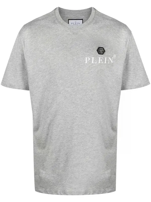 Philipp Plein Logo-plaque Cotton T-shirt