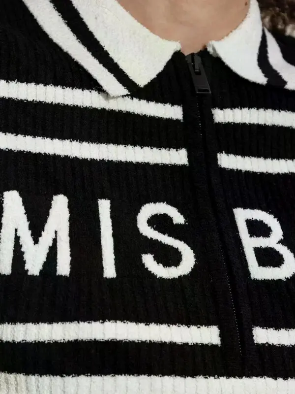 MISBHV Cropped Zip Polo Top
