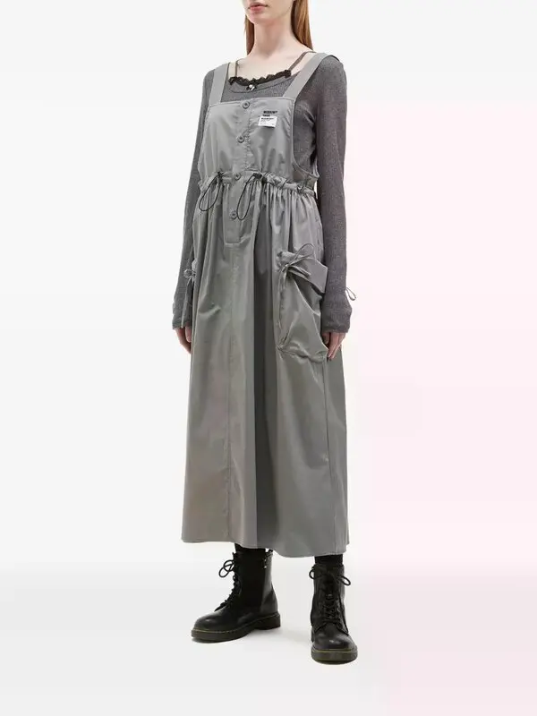 MUSIUM DIV. Logo-patch Midi Dress