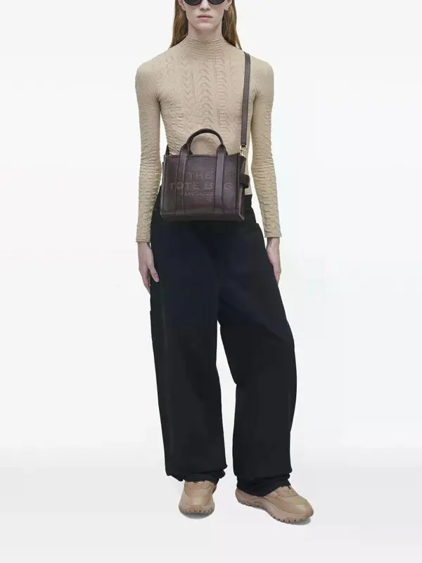 Marc Jacobs The Leather Small Tote Bag - Brown