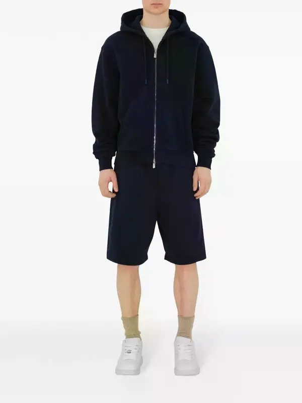 Burberry Equestrian Knight Appliqué Cotton Jersey Shorts