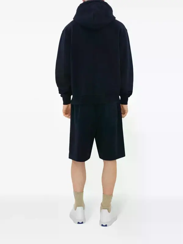 Burberry Equestrian Knight Appliqué Cotton Jersey Shorts