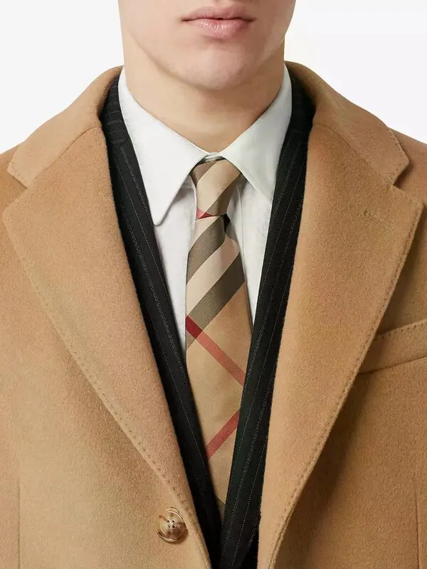 Burberry Check Silk Tie