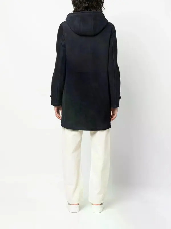 LISKA Faux-fur Lined Suede Duffle Coat