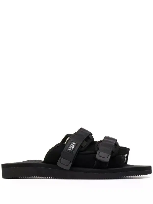 Suicoke Moto Mab Touch-strap Slides - Black