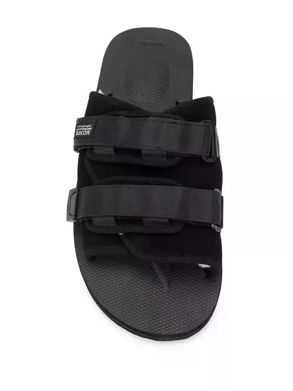 Suicoke Moto Mab Touch-strap Slides - Black