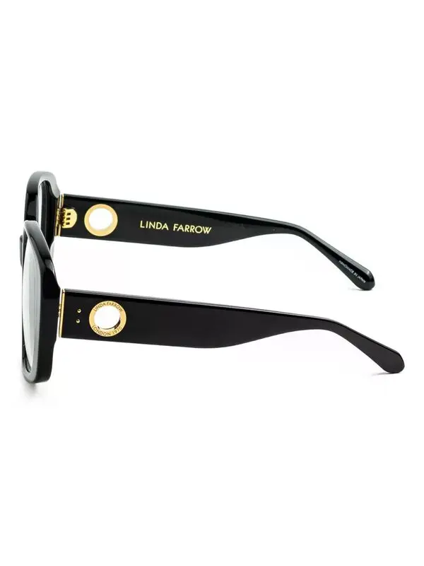 Linda Farrow Square Frame Eyeglasses
