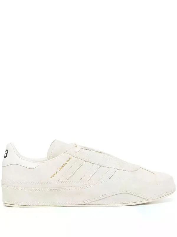 Y3 Gazelle Low-top Suede Sneakers - Neutrals