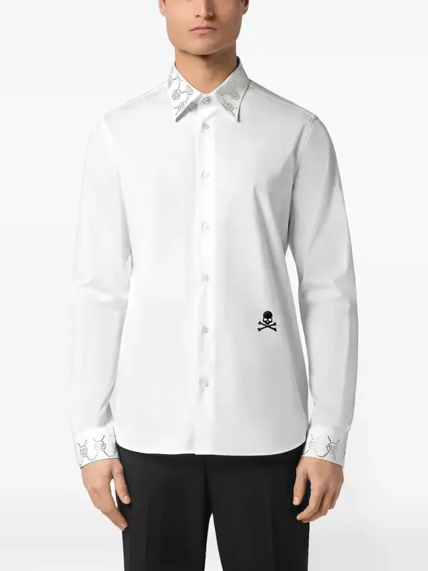 Philipp Plein Monogram-embellished Shirt