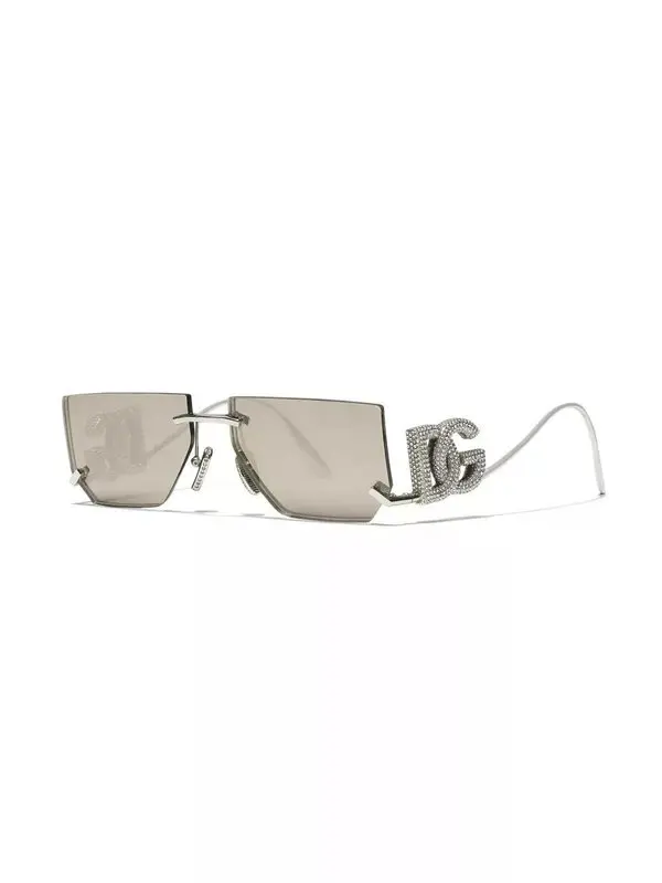 Dolce & Gabbana Occhiale Square-frame Sunglasses - Silver