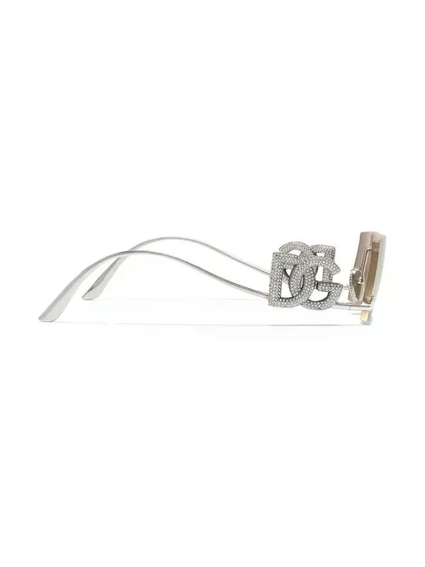 Dolce & Gabbana Occhiale Square-frame Sunglasses - Silver