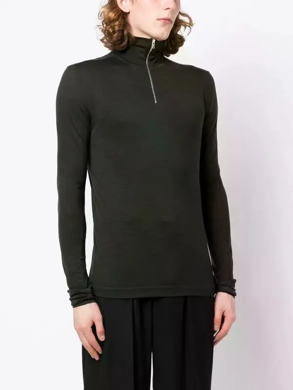 Nanushka High-neck Wool Top