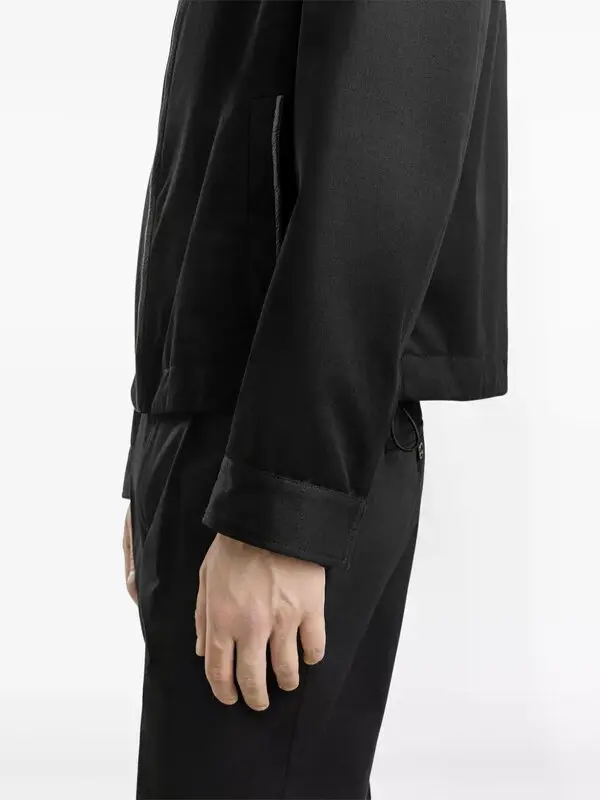 Dolce & Gabbana Leather-trimmed Bomber Jacket