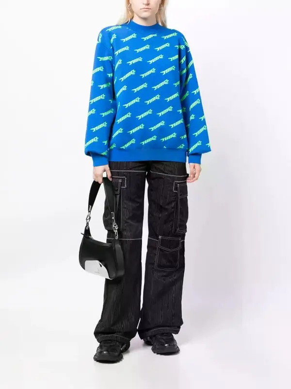 AMBUSH Logo Intarsia Jumper - Blue