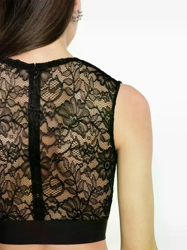 Dolce & Gabbana Lace Cropped Top