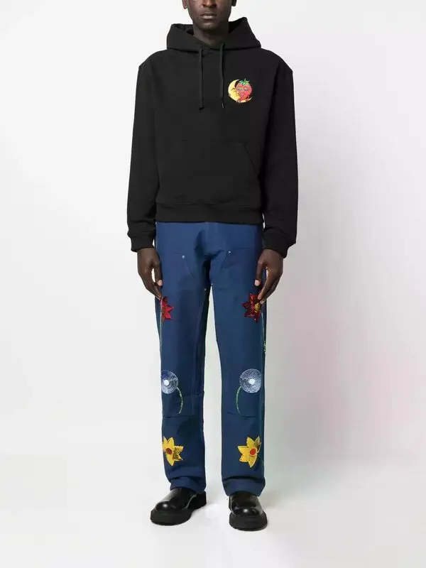 SKY HIGH FARM WORKWEAR Sequin Embellished Cotton Trousers