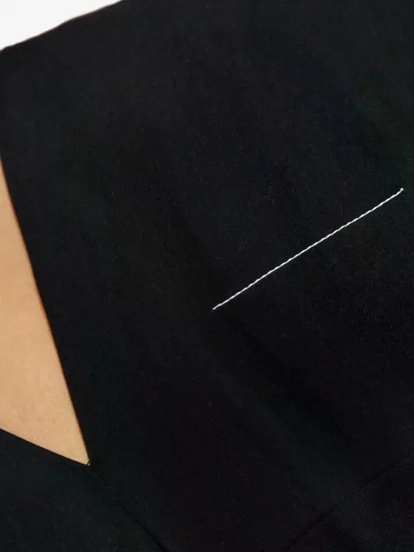 MAISON MARGIELA Draped V-neck Blouse