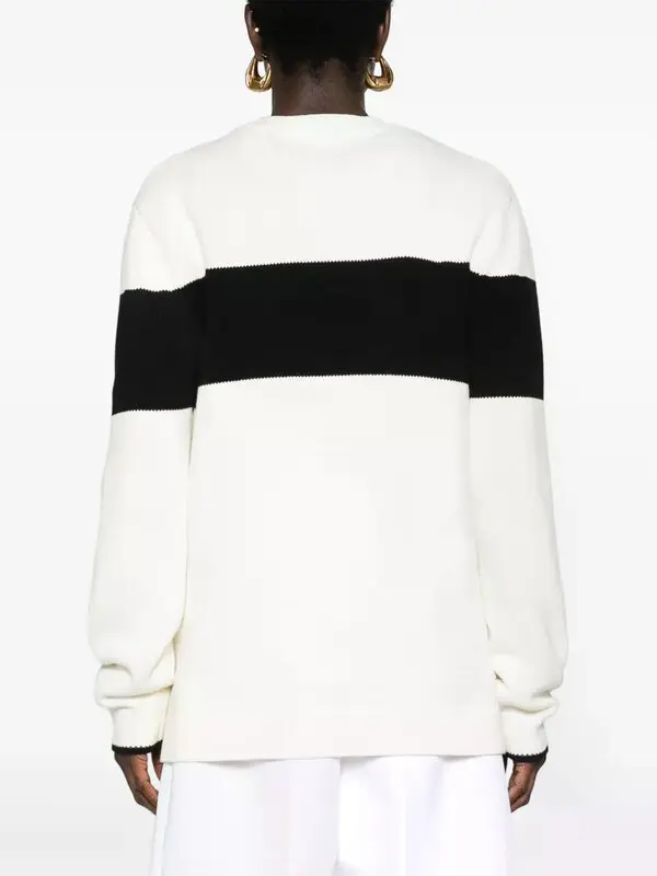 TOTEME Striped Crew Neck Jumper