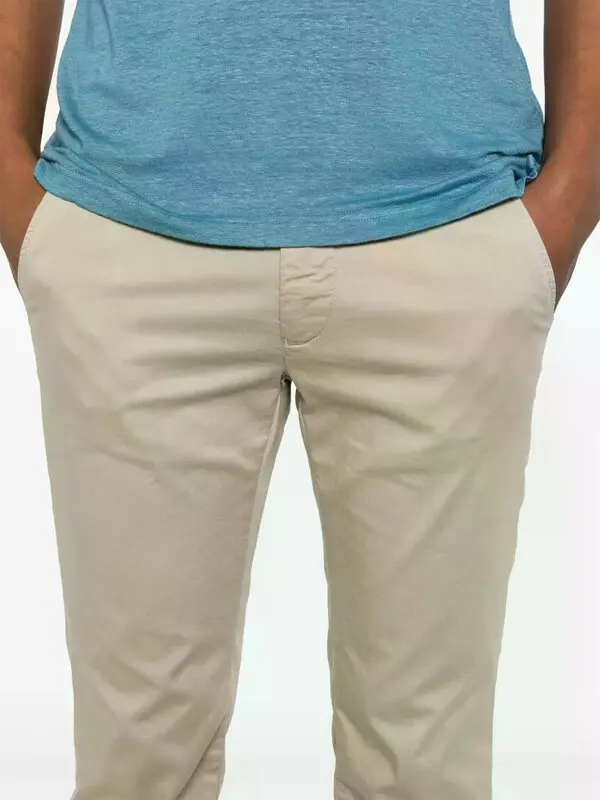 MASON'S Turn Up-cuff Chinos - Neutrals