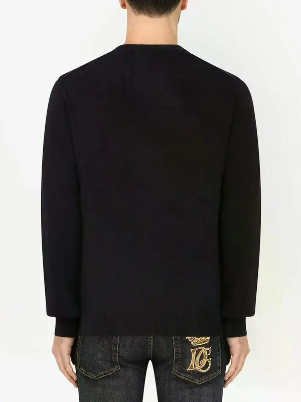 Dolce & Gabbana Round Neck Cashmere Jumper