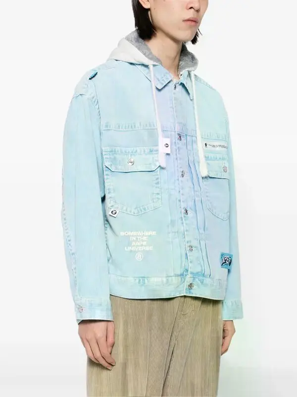 AAPE BY *A BATHING APE Moonface Logo Hooded Jacket