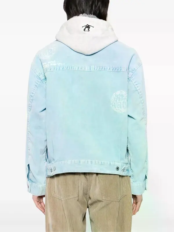 AAPE BY *A BATHING APE Moonface Logo Hooded Jacket