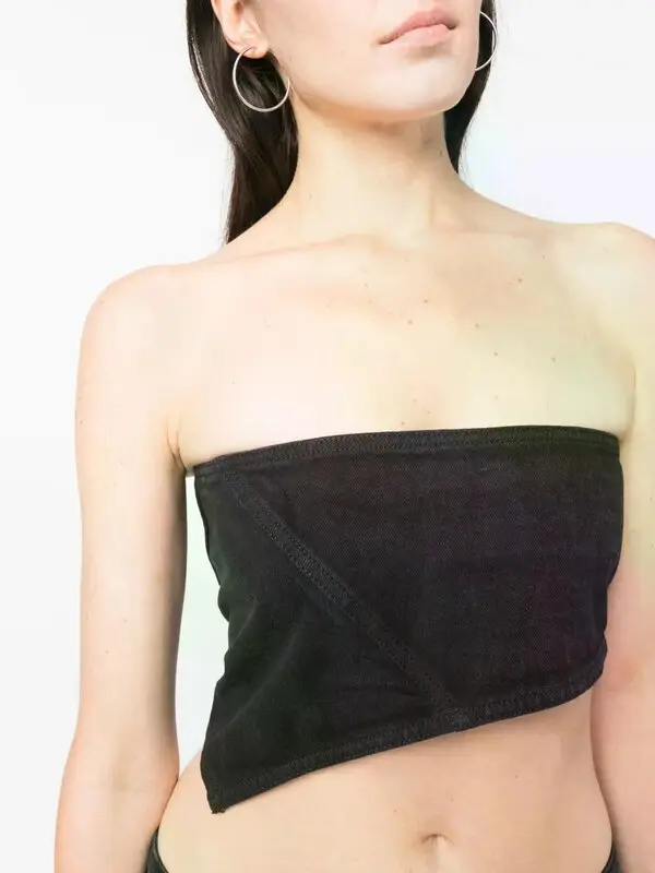 CANNARI CONCEPT Asymmetric Strapless Top
