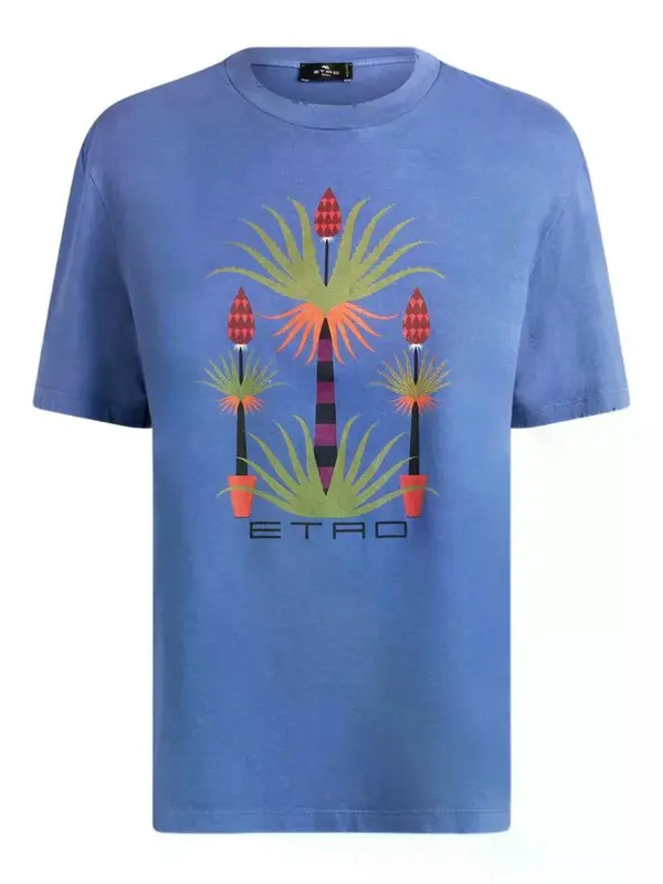 Etro X Agostino Iacurci Printed Cotton T-shirt