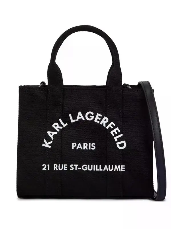 Karl Lagerfeld Rue St-guillaume Canvas Tote Bag