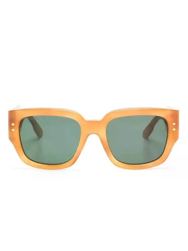 Gucci Square-frame Sunglasses - Neutrals