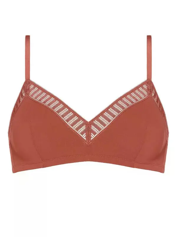 ERES Madeleine Graphic Triangle Bra - Brown