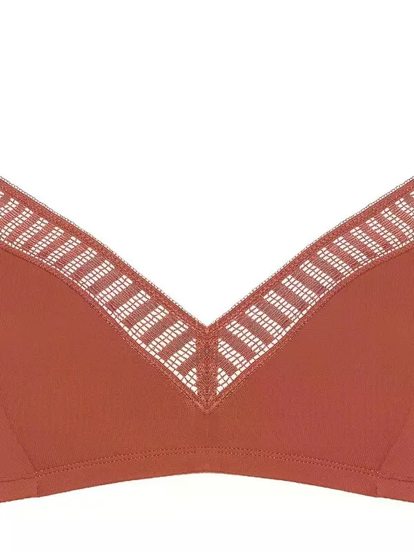 ERES Madeleine Graphic Triangle Bra - Brown
