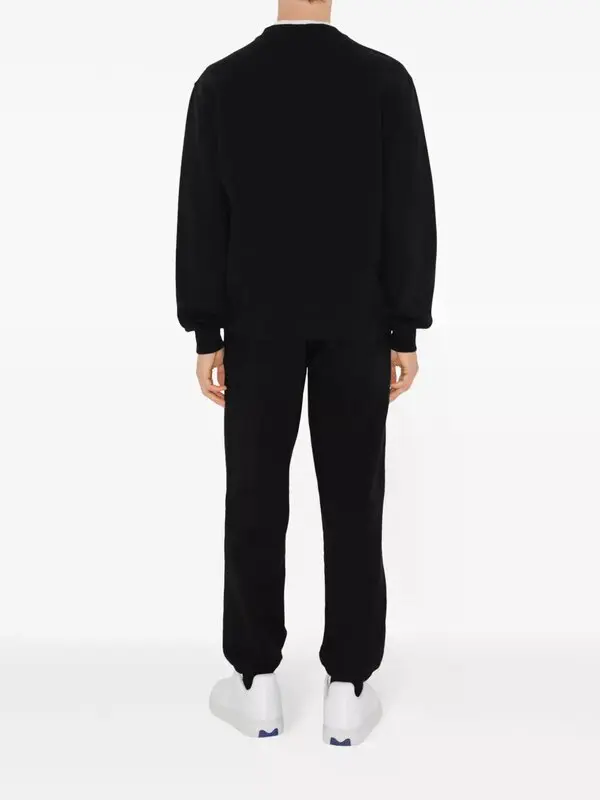 Burberry Equestrian Knight Cotton Jogging Pants