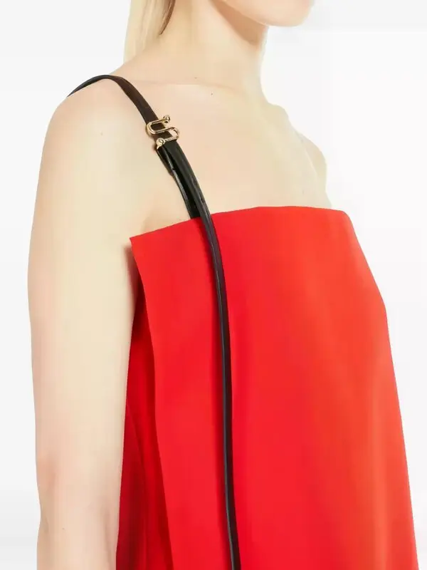 Sportmax Leather Strap Top