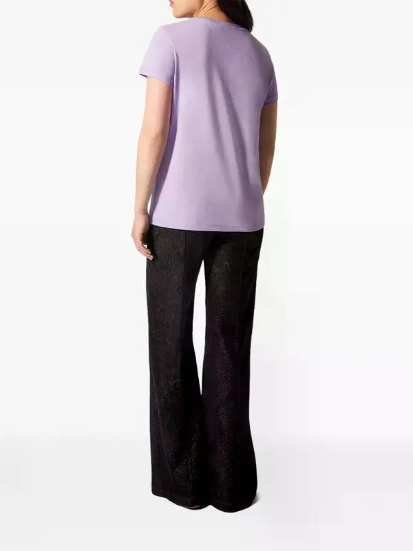 MARGHERITA MACCAPANI Internal Drawstring Fastening Waist Wide Leg Palazzo Pants - Black